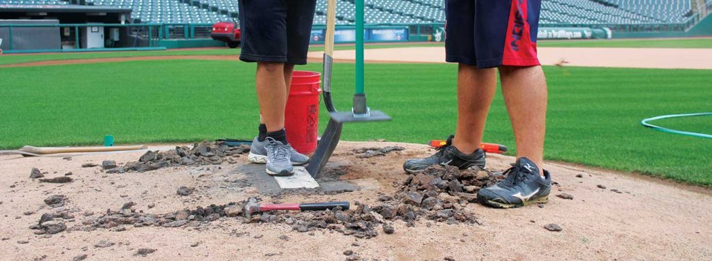 Setting-pitching-rubber_action1 - Beacon Athletics Blog & Ballfield Tips